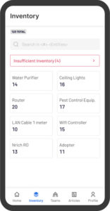 Feature Overview: Inventory Management – Dista Service